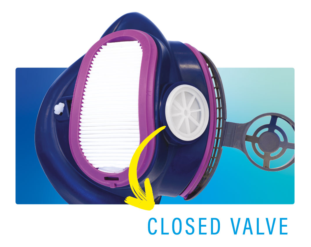 GVS SPR Half-Mask Silica Dust Respirators - P100 Filters, Extreme ...