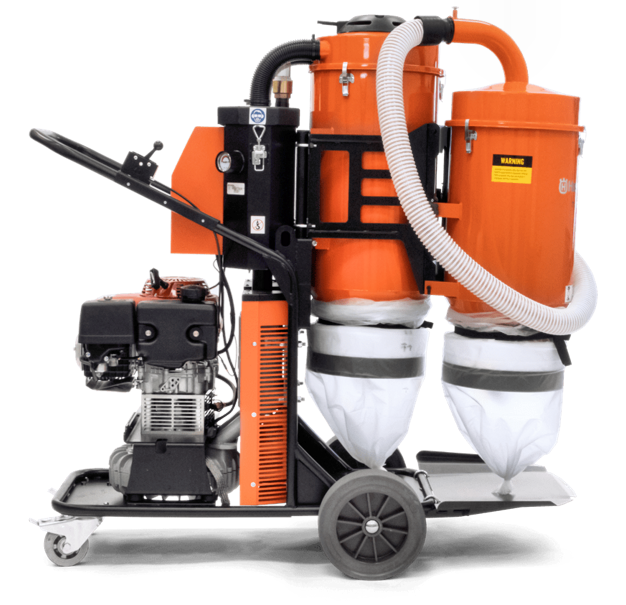 Husqvarna T4000 SC Vacuum - Gasoline HEPA Dust Extractor with Separator